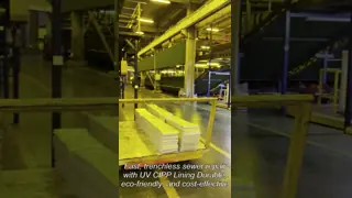 Trenchless Sewer Repair UV CIPP Lining
