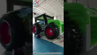 Tractor Bounce House Fun Farm Party Kids