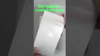 FSC Certified Biodegradable Glassine Paper Bags with Self Adhesive Seal for Clothing and Socks