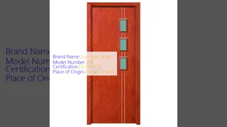 WPC Hollow Door Modern Sleek Moisture Resistant
