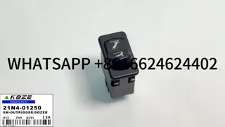 HYUNDAI R140W-7 R170W-7 R200W-7 WHEEL EXCAVATOR 21N4-01250 KBZE BRAND ROCKER SWITCH FITS HYUNDAI