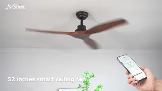 1stshine Wood Ceiling Fan Whisper Quiet