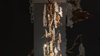 Brass Alabaster Chandelier Luxury Lighting