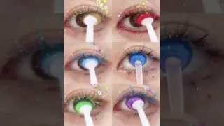 Koi Cosplay Halloween 14.5mm Color Contact Lenses MillCReeK Pink Purple Silver Green Blue