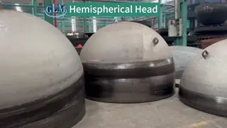 Hemispherical heads commonly used in chemical, power, pharmaceutical, and energy industries.