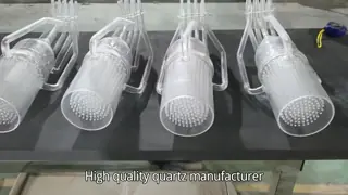High Temperature Resistant Fused Silica Quartz Burner for Laboratory Combustion