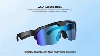 Smart Glasses AI Camera Translator Music
