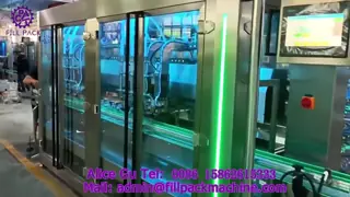 2238 L18 Linear Tracking Automatic 6-Head Piston Filling Machine