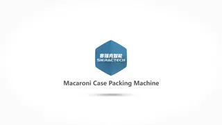 Automatic Macaroni Case Packing Machine for Boxed Macaroni and Dry Pasta Products