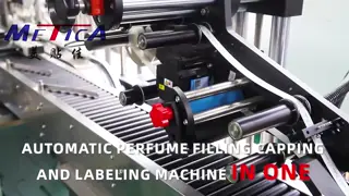 Perfume Sample Filling Capping Labeling Line