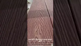 Heavy-duty weather-resistant outdoor Co-extruded WPC decking