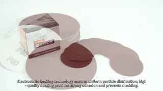 Hook & Loop Sanding Discs: 4/5 Inch Aluminum Oxide Sandpaper for Metal, Wood & Automotive