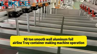 T80 Aluminum Foil Airline Wrinkle-Free Meal Container Making Machine