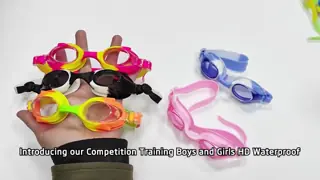 Crystal Clear Anti Fog Swim Goggles UV Protection
