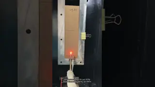 Flame Retardant Test for 420g HVAC Filter Paper Frame