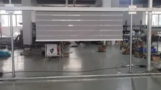 Double velvet zebra blinds