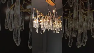 Crystal E14 Chandelier: Brighten 10m2