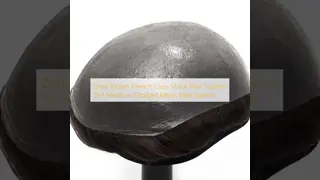 Mens Hair System Dark Brown Lace Toupee