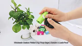 Wholesale Custom Printed Dog Poop Bags | Durable & Leak-Proof