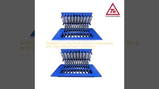 Custom Paver Block Moulds for Concrete Machines