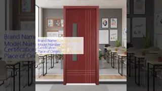 Durable WPC Glass Door Soundproof Heatproof