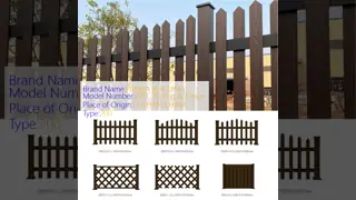 Durable WPC Railing Wood Plastic Garden Waterproof