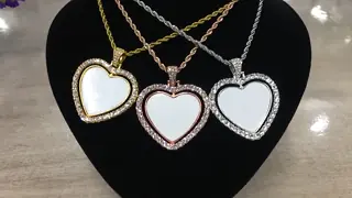 Personalized Heart Photo Necklace DIY Gift Idea