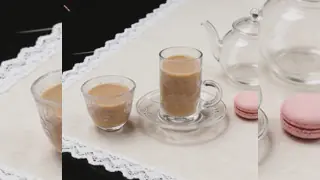 Elegant 18 Piece Glass Coffee and Tea Cup Set