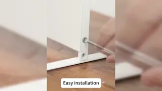 Stylish White Iron Shelf Organizer