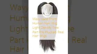 Natural Wavy Brown Lace Wig