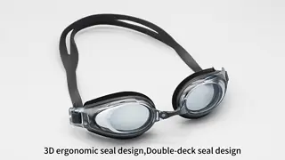 Crystal Clear Vision Anti Fog Swimming Goggles