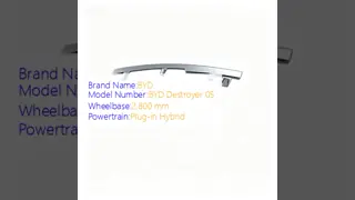 BYD Destroyer 05 Grille Base Chrome Trim Strip
