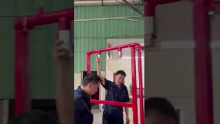 2nd step Installation video of  multi-zone fire suppression system