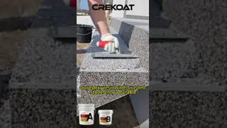This is not a special effect, it's an advanced magic of epoxy resin and washed stone!