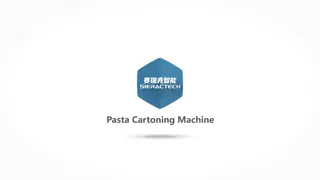 Automatic Pasta Cartoning Machine with Servo Feeding and High-Speed Food Packaging System