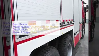 Fire Truck Roller Shutter Durable Aluminum