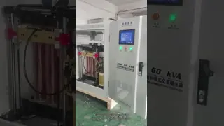 SBW-60kVA Three-Phase Microprocessor-Controlled Compensated AC Voltage Regulator