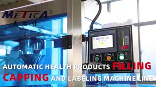 Automated Syrup Filling capping labeling Machine for High Viscosity Liquids