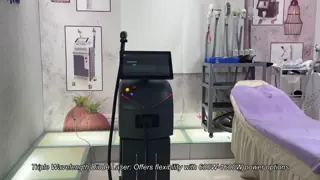 See how our diode laser hair removal machine works!