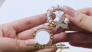 Personalized Memorial Bouquet Brooch
