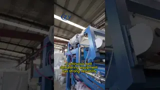 Belt Dehydration Filter with Automatic Cleaning System for Solid-Liquid Separation