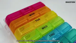 2026 Amazon Best-Selling 21-Compartment Medicine Box Set