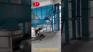 Cassava Crusher Equipment Stainless Steel Cassava Starch Production Line