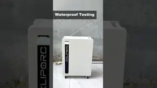IP65 16kWh LiFePO4 Battery Waterproof Test | Outdoor Solar Energy Storage by EXLIPORC