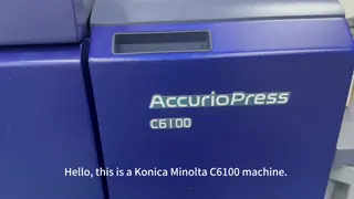 Konica Minolta AccurioPress C6100 Copier