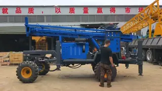 Heavy Duty Trailer Drill Rig for Tough Terrain