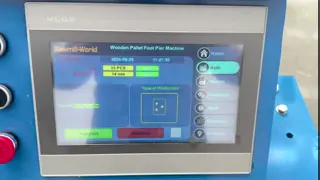 Automatic Euro Pallet Block Nailing Machine