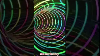 Light Shadow Tunnel Water Slide Thrill Ride
