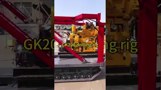 Lightweight GK200 Hydraulic Drilling Rig Easy Movement