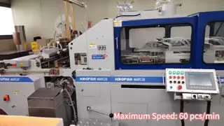 HX60 PLUS High Speed Hardcover Case Making Machine..